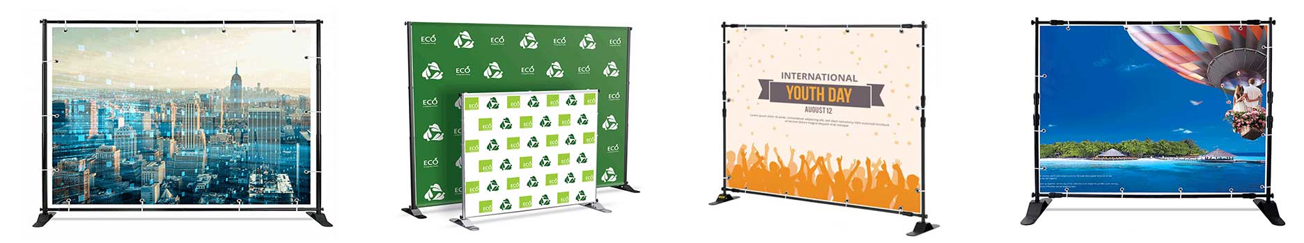 Large Banner Displays | Step & Repeat Banner Stands - Bannerstore.com